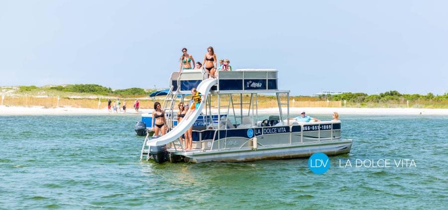 Destin-Pontoon-Boat-Rental | Beach Condos in Destin